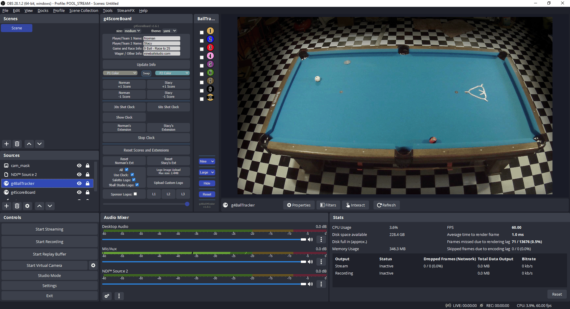 G4ScoreBoard Live Demo